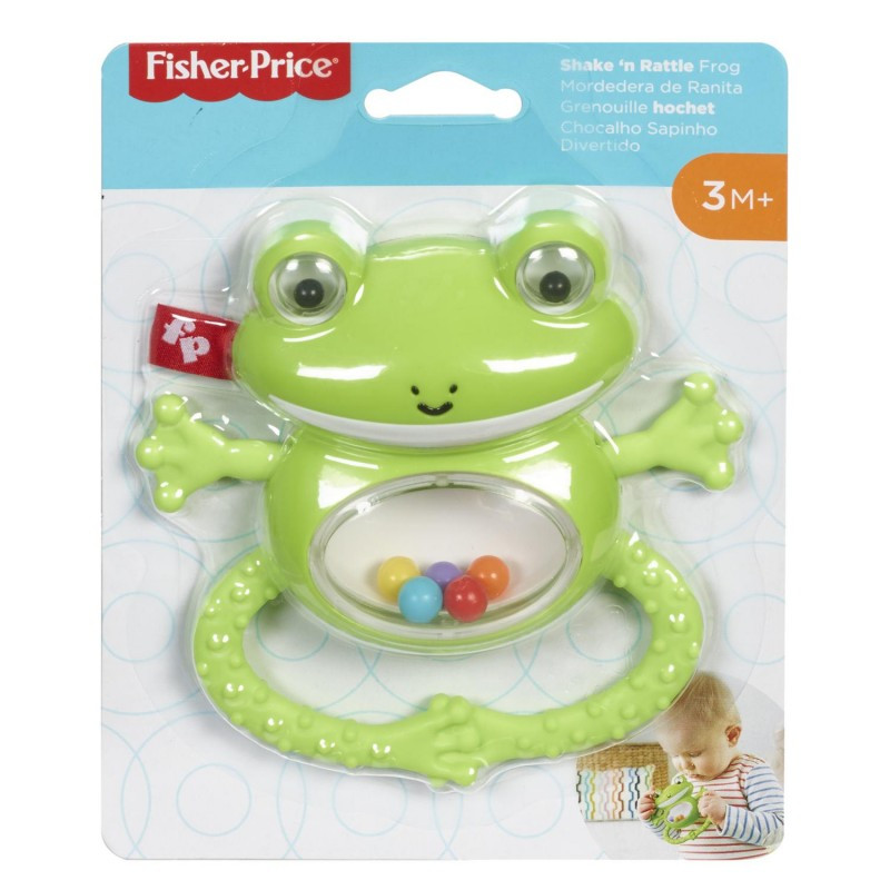 Fisher-Price Shake N Rattle Frog Ζωάκια Σαφάρι - Βατραχάκι : BIDAKAS ...
